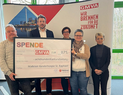 Spendenübergabe der GMVA Niederrhein GmbH